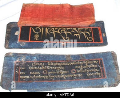 . English: The text is ,” Zhang-zhung skad-du,” which means ,” In the ...