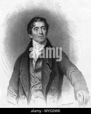 Portrait of George Birkbeck (1776-1841) - Engraving, 19th century Stock ...