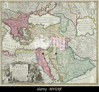 Turcicum imperium , Middle East, Maps, Early works to 1800, Turkey ...