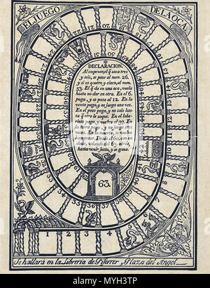 Juego de la oca: Game of goose, by José Guadalupe Posada, 1852-1913 ...