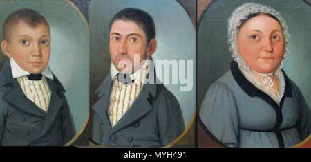 Johann Schlesinger Familienportraits Stock Photo - Alamy