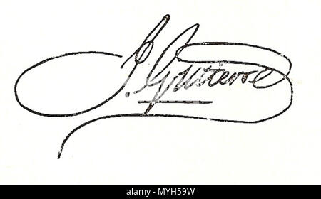 Jorge Gutierrrez signature 2012 000 Stock Photo - Alamy