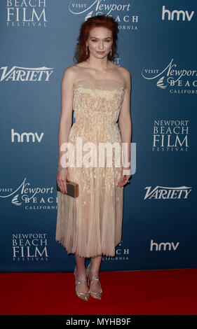 London, UK. Eleanor Tomlinson at Newport Beach Film Festival - annual ...