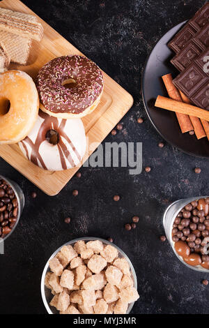 Different types of deserts Stock Photo - Alamy
