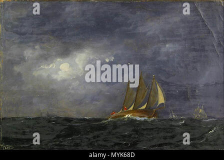Marcus Larson was a Swedish landscape artist known for his dramatic ...