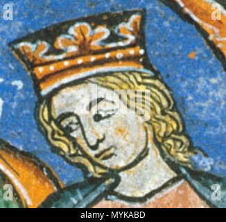 . English: Melisende of Jerusalem . 13th century. Unknown 411 Melisenda ...