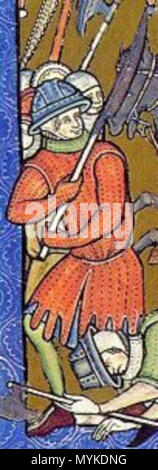 A 13th-century Crusader Bible illustration, cropped for cliquettes ...