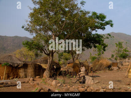 Village of Koma tribe people - 28-02-2014 Alantika mountain. Cameroon ...