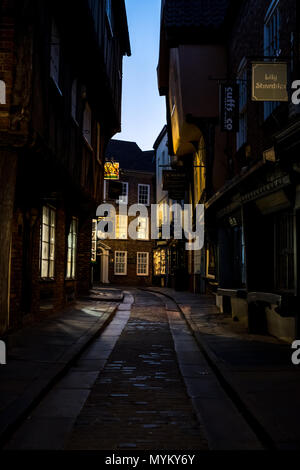 The Shambles, historic street of butcher shops dating back to medieval ...