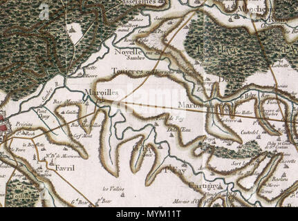 The Carte de Cassini is a detailed French map series, and the map of ...