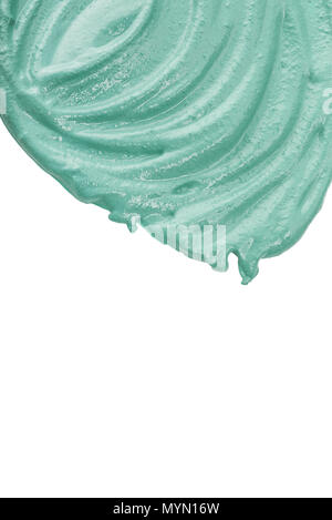 Blue cosmetic clay isolated on white background, with clipping path ...