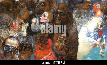 Heads 1910 by Pavel Filonov Stock Photo - Alamy