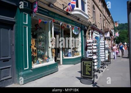 The shopping area in Matlock Bath, Derbyshire Stock Photo - Alamy