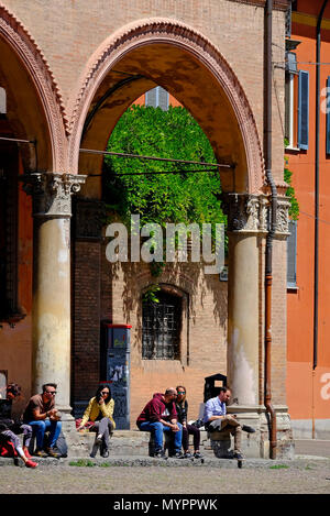 corte isolani in bologna, italy Stock Photo - Alamy
