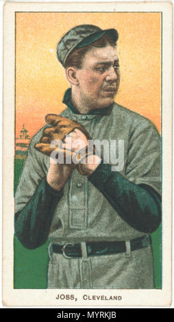 . English: Title: Addie Joss, Cleveland Naps, baseball card portrait ...