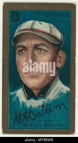 A. A. Mattern, Boston Rustlers, baseball card portrait Stock Photo - Alamy