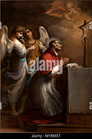 San Carlo Borromeo in preghiera - olio su tela - Camillo Procaccini ...