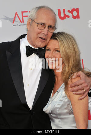 Chevy Chase and wife - The 36th AFI Life Achievement Awards at the ...