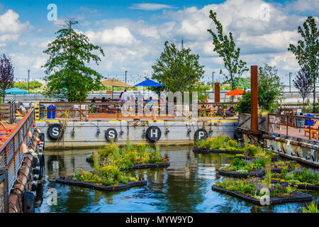 Spruce Street Harbor Park, in Penns Landing, Philadelphia, Pennsylvania ...
