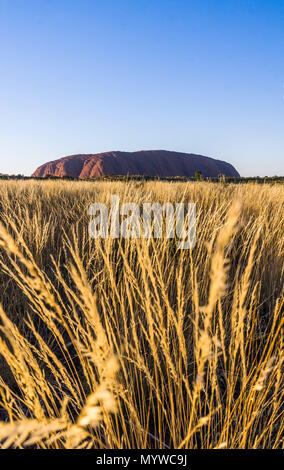 Uluru Ayers Rock important Aboriginal sacred site Central Australia ...