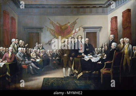 . English: Committee of Five, Declaration of Independence, July 1776 ...