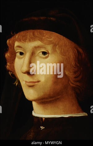 This Renaissance portrait by Antonello da Messina showcases a young man ...
