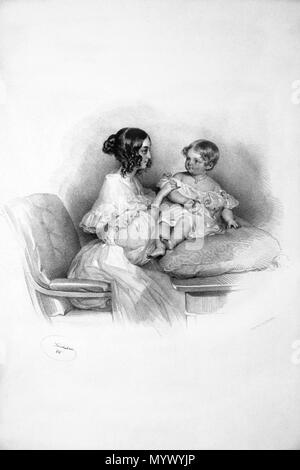 Ludwig von Batthyany Litho Stock Photo - Alamy