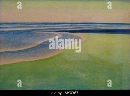 66 Léon Spilliaert (1909) - Marine, strand bij laagtij Stock Photo - Alamy