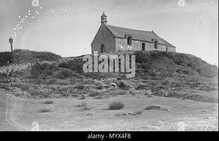 Carnac tumulus Saint-Michel 1921 Stock Photo - Alamy