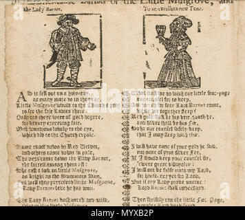 This broadside ballad, 'A Lamentable Ballad of Little Musgrove, and the ...