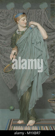 Battledore, 1868-1870, Albert Joseph Moore, British, 1841 - 1893, 42 1/ ...