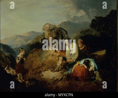 An Irish Peasant Family Discovering the Blight of their Store by Daniel ...