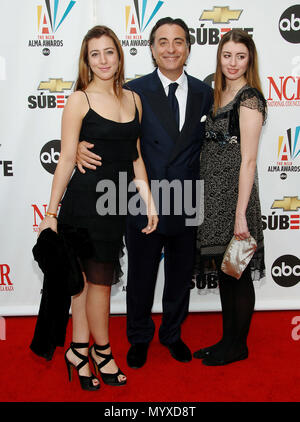 Andy Garcia, wife, daughters, son 85 at the Global Green 15th Millenium ...