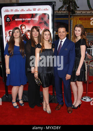 Andy Garcia, wife, daughters, son 84 at the Global Green 15th Millenium ...