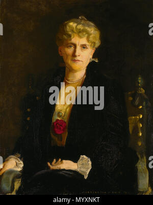 Portrait of Mrs. C. J. Martin 1919 by Harrington Mann Stock Photo - Alamy