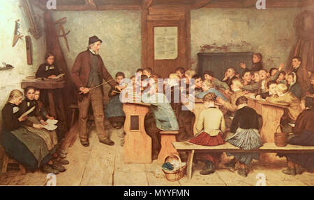 Anker Albert - Die Dorfschule Stock Photo - Alamy