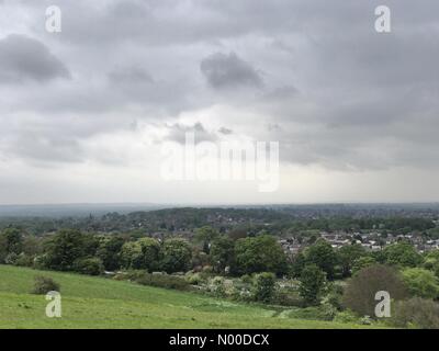The Mount, Guildford. 03rd May 2017. Bitter north-easterly winds ...