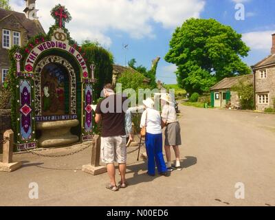 Blessing the wells [Ascension Day], Tissington Well Dressing ...