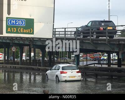 Cars on the A13, London Stock Photo - Alamy