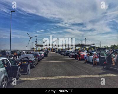 Calais, Euro Tunnel Terminal Stock Photo - Alamy