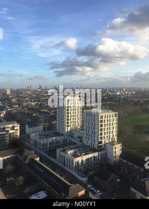 LONDON SKYLINE FROM HACKNEY Stock Photo - Alamy