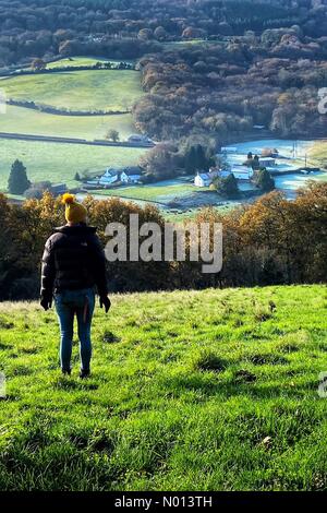 Teign Valley, Devon, UK. 27th January, 2026. UK Weather: Storm Chandra ...