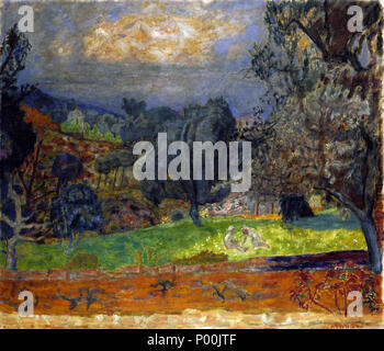 Pierre Bonnard Landscape at Sunset 1927 Stock Photo - Alamy