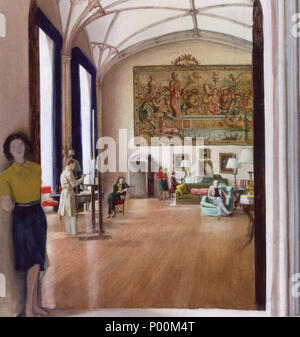 Rex Whistler - Charles Paget, 6th Marquess and Lady Marjorie ...