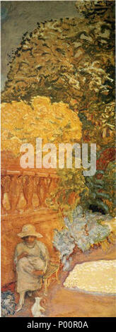 English: Painting by Pierre Bonnard . 1947 1 The-almond-tree-in-blossom ...