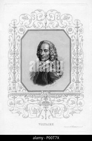 Portrait of the Voltaire Stock Photo - Alamy