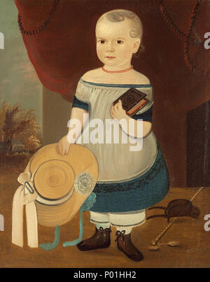 Child with Straw Hat A16216 Stock Photo - Alamy