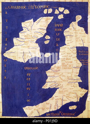 A map from the Atlas Collection depicting the Viking explorations of ...