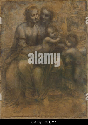 Virgin and Child with Saint Anne and Saint John the Baptist, The ...