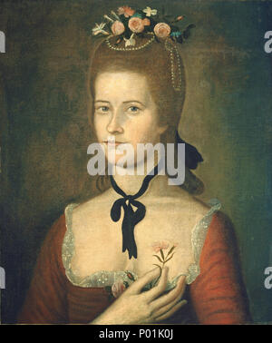 Portrait of a Lady in Red G-001981-20120830 Stock Photo - Alamy